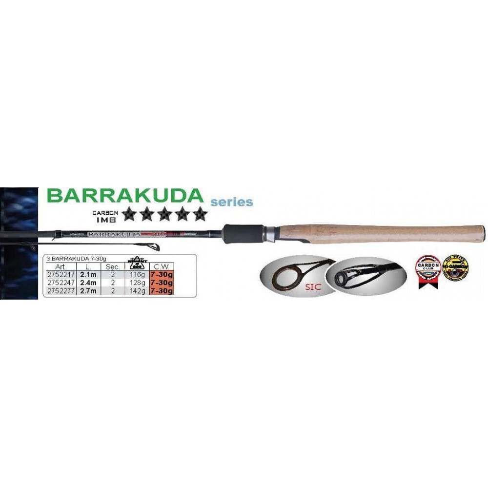 SIWEIDA СПИНИНГ ВЪДИЦА BARRACUDA SPIN | Риболовен магазин - На Куката